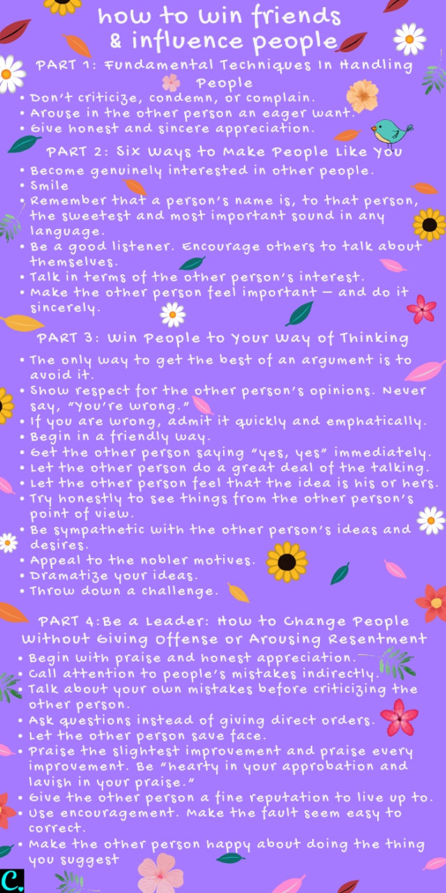 Best How To Win Friends And Influence People Summary - Captivating Crazy