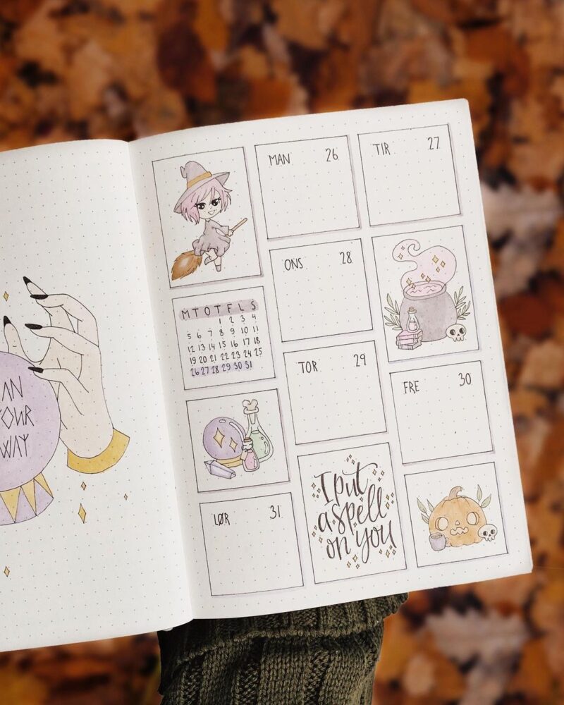57 Halloween Bullet Journal Ideas You've Got To Try! - Captivating Crazy