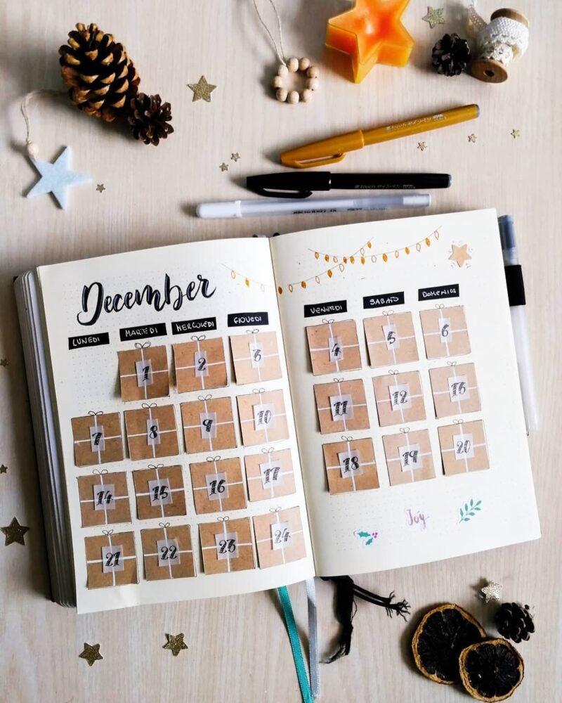 33 December Bullet Journal Cover Page Ideas You Need To See ...