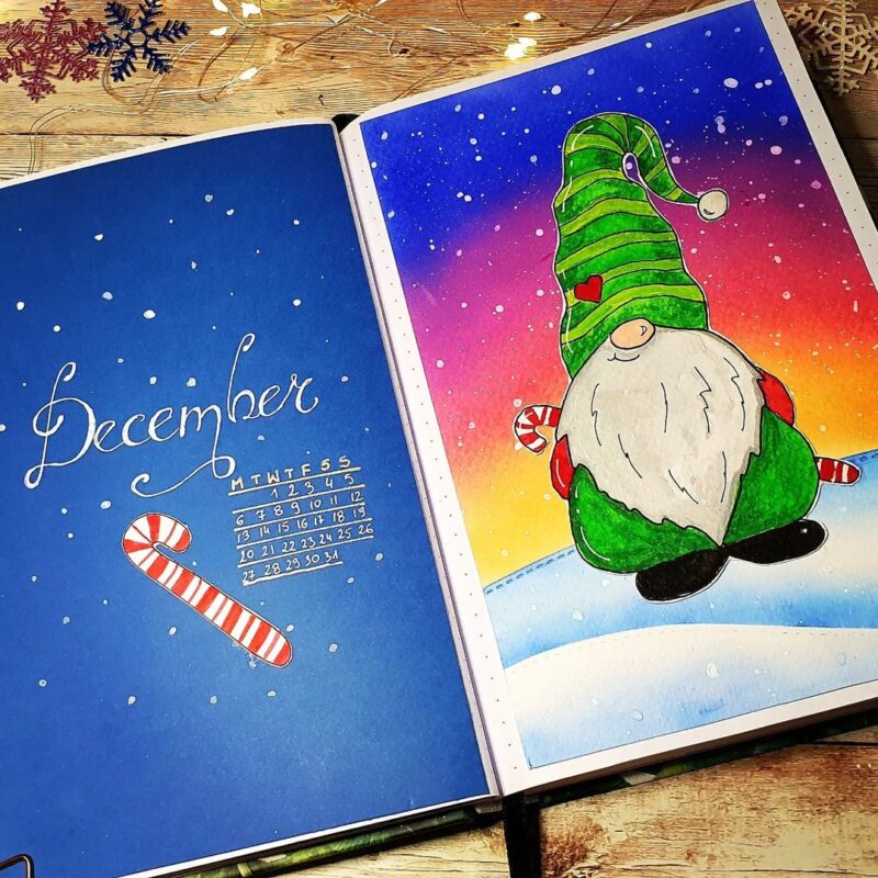 33 December Bullet Journal Cover Page Ideas You Need To See ...