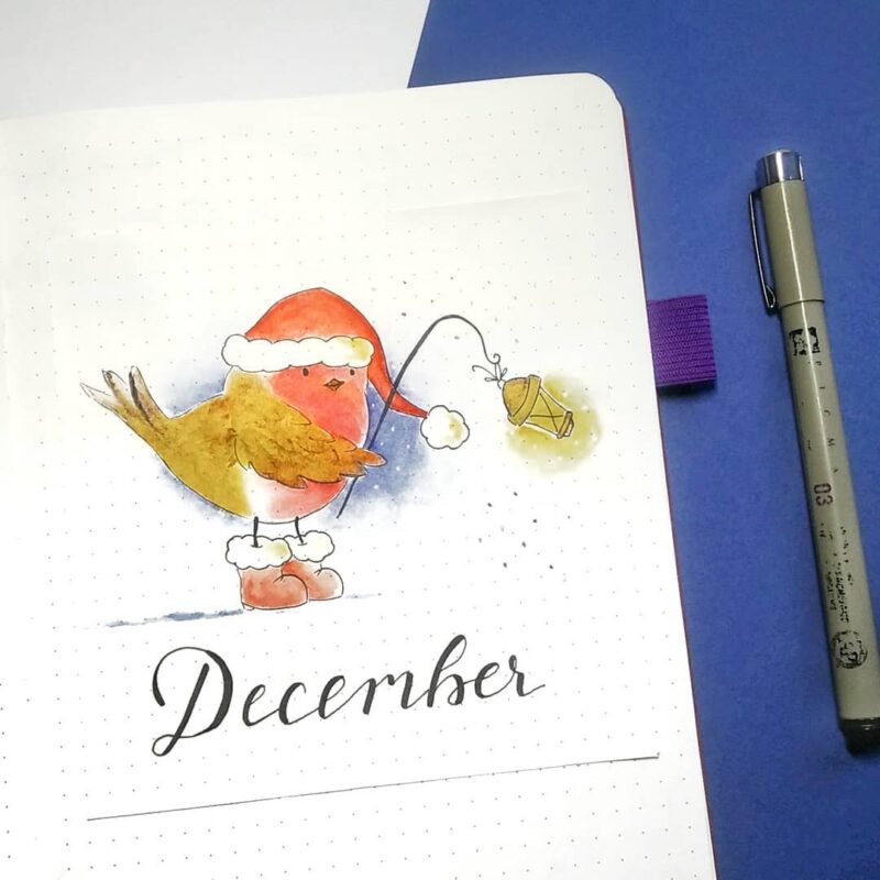 33 December Bullet Journal Cover Page Ideas You Need To See ...