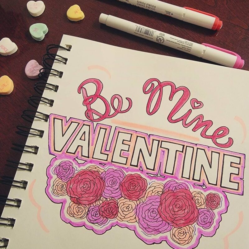 30 Valentine's Day Bullet Journal Ideas You'll Fall In Love With ...