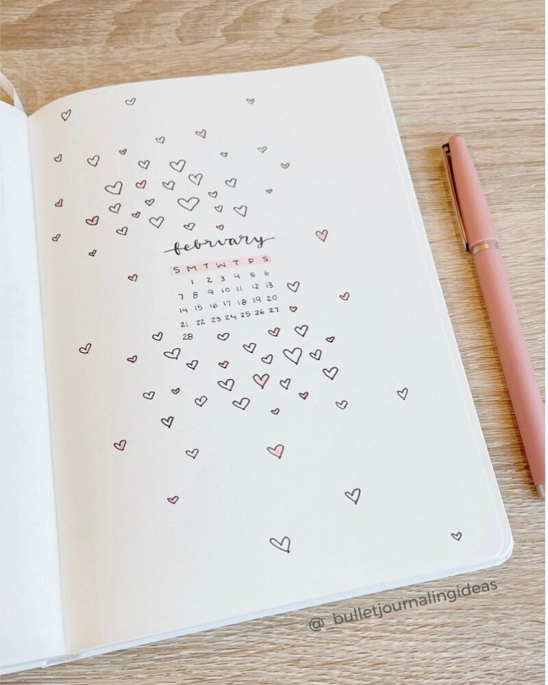 30 Valentine's Day Bullet Journal Ideas You'll Fall In Love With ...
