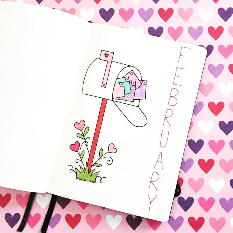 30 Valentine's Day Bullet Journal Ideas You'll Fall In Love With ...