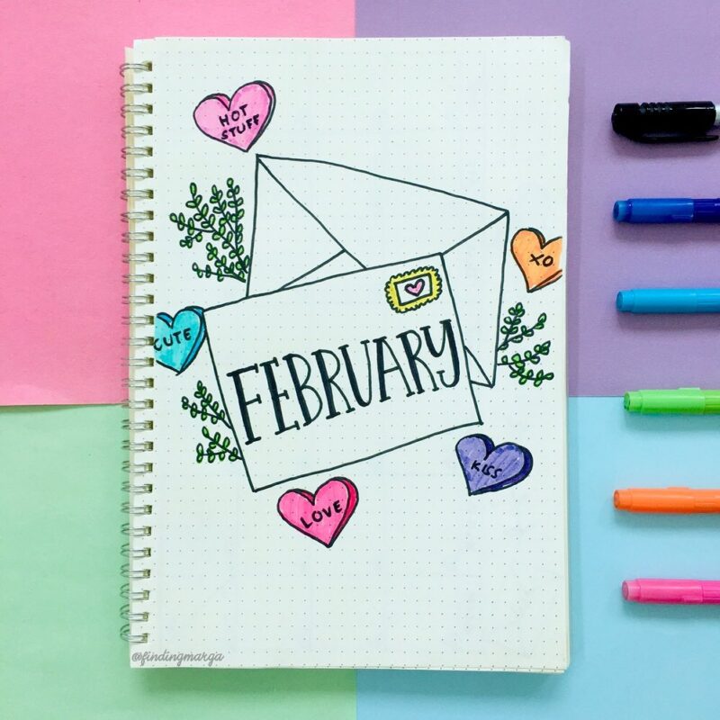 30 Valentine's Day Bullet Journal Ideas You'll Fall In Love With ...