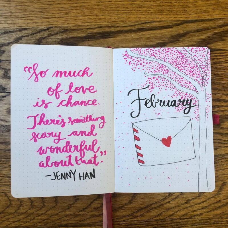 30 Valentine's Day Bullet Journal Ideas You'll Fall In Love With ...