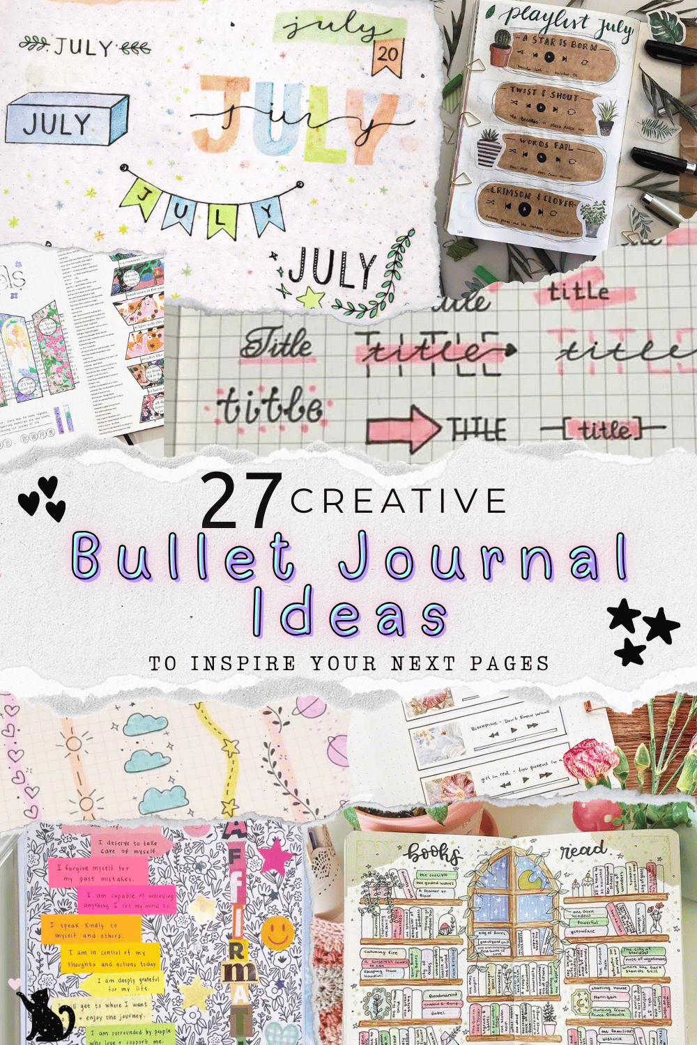 27 Bullet Journal Ideas to Inspire Your Next Pages - Captivating Crazy