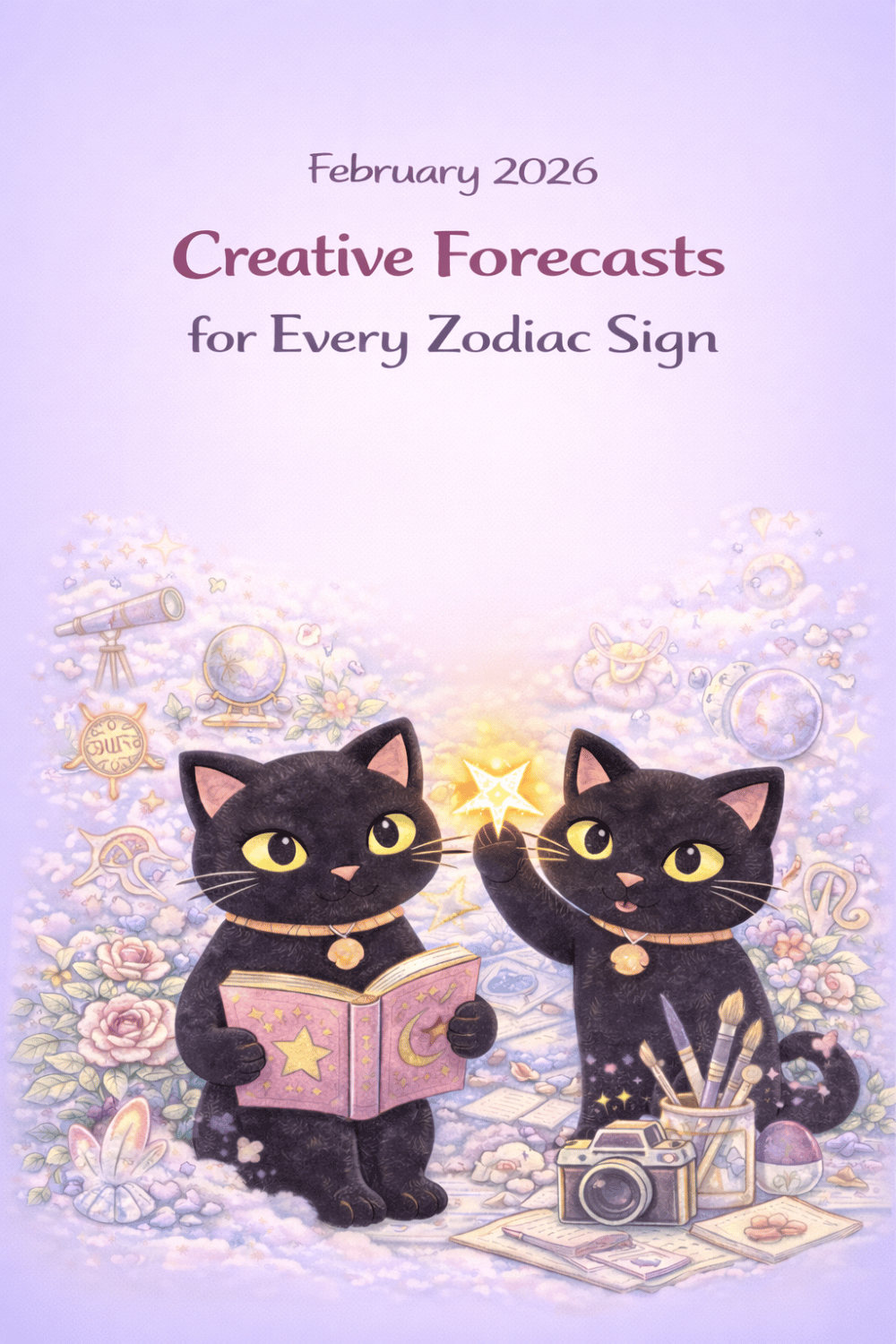 February 2026 Creative Forecasts for Every Zodiac Sign - Captivating Crazy